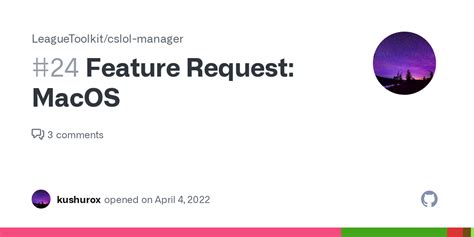 feature request macos · issue 24 · leaguetoolkit cslol manager · github