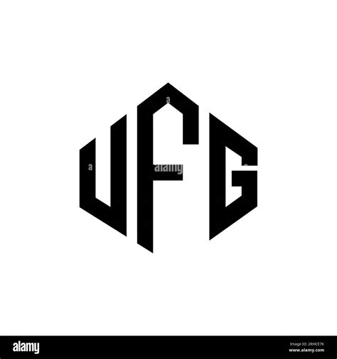 Ufg Letter Logo Design With Polygon Shape Ufg Polygon And Cube Shape