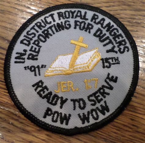 In District Ready To Serve Reporting For Duty Royal Ranger Uniform