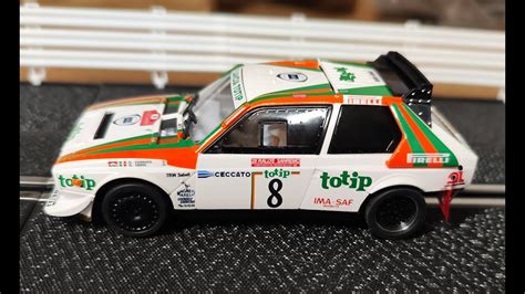 scalextric slot el dilema del lancia delta s4 totip youtube