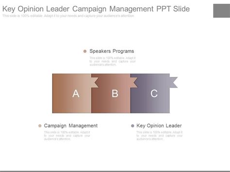 Key Opinion Leader Campaign Management Ppt Slide Presentation