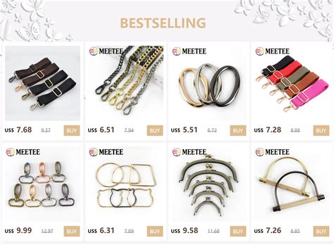 Meetee 너비 38cm 다채로운 어깨 벨트 교체 가방 핸드백 스트랩 금속 버클 후크 Diy 가방 부품 하드웨어 액세서리
