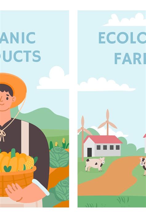 Farm Posters Agriculture Field Agronomy And Stock Concept