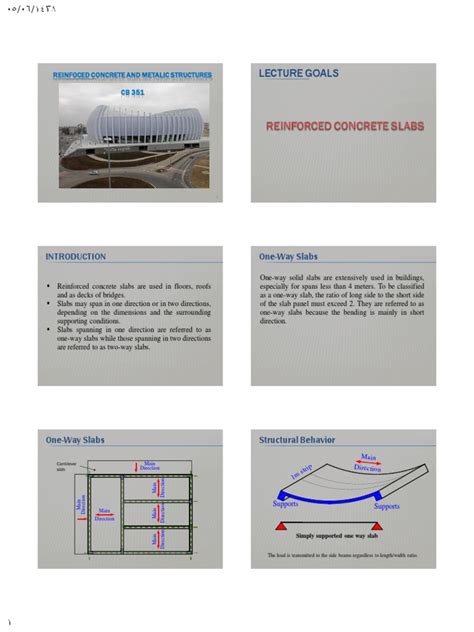 Week 5 One Way Solid Slabs Download Free Pdf Bending