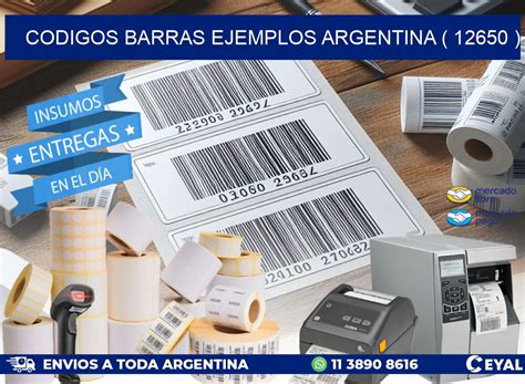 Codigos Barras Ejemplos Argentina 12650 Imprimir Zebra Con Placa