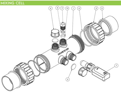 Astralpool Chemical Dosing Mixing Cell Blanking Cap 520138 Genuine Chlorinator Spare Part