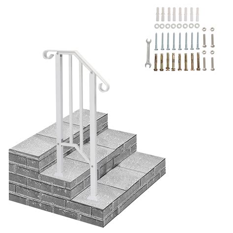 Ivv Galvanized Iron Handrails For Outdoor Steps Fit 1 Steps Outdoor