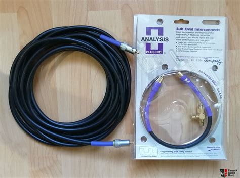 Analysis Plus Oval One Rca Interconnect Cables Photo 4095076 Canuck Audio Mart