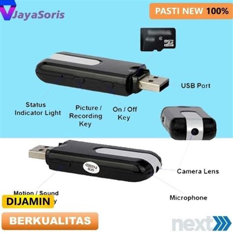 Jual Baru Kamera Mini Tersembunyi Spy Camera Usb Pengintai Cctv Kecil
