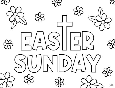 Christian Easter Coloring Pages To Print