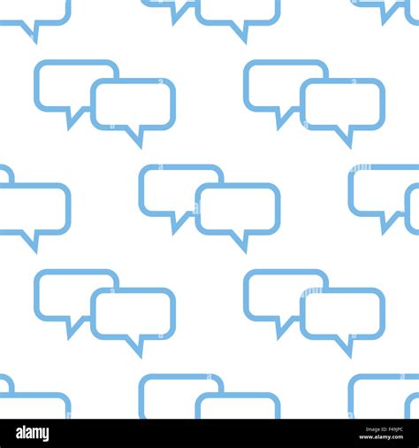 Dialog Seamless Pattern Stock Photo Alamy