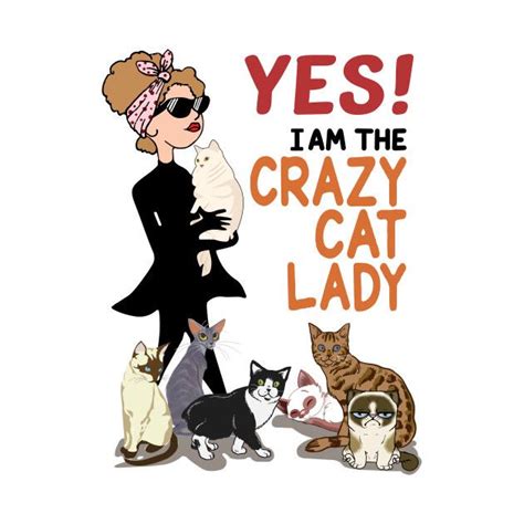 Cat Lady Png Crazy Cat Lady Logo Crazy Cat Lady Font The Crazy Cat
