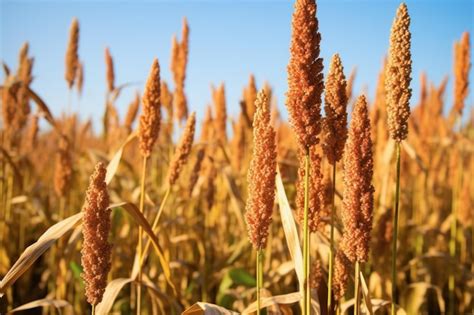 Premium Photo Sorghum Or Jowar Agriculture Field