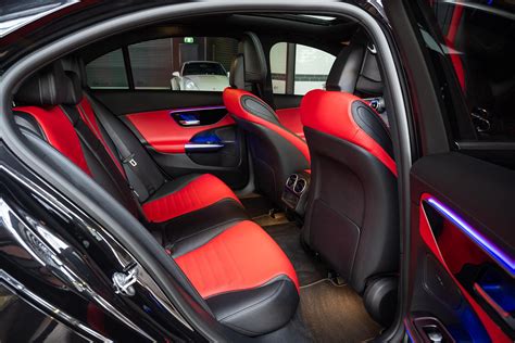 Mercedes Benz C300 Red Interior