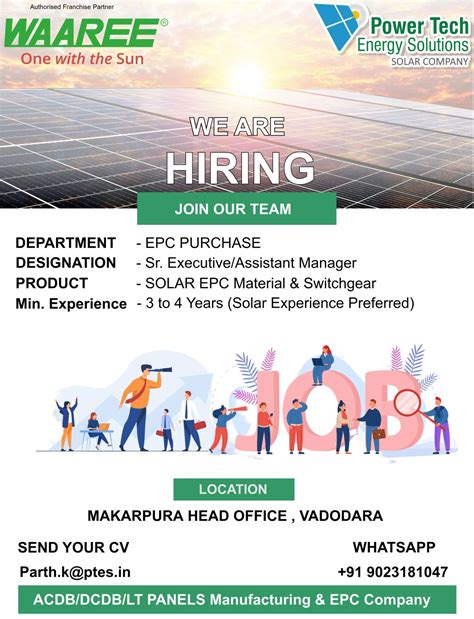 Hiring Purchase Buyer Procurement Solarindustries Epc Solar