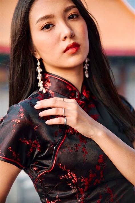 Asian Woman Asian Girl Oriental Dress Qipao Cheongsam Thai Model
