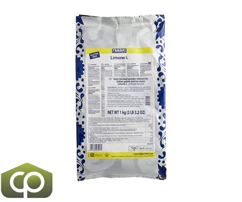 Fabbri 1 Kg 22 Lbs Lemon Flavoring Powder Zesty Citrus Brilliance