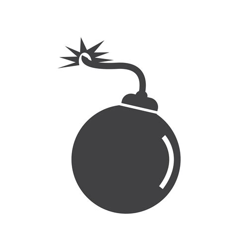 Bomb Icon Symbol Sign 649750 Vector Art At Vecteezy
