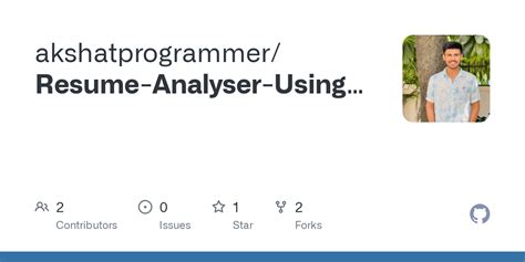 Github Akshatprogrammerresume Analyser Using Nlp