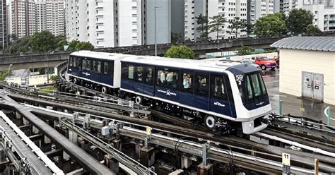 New 3rd Gen Sengkang Punggol Lrt Train Undergoes Daytime Tests Will