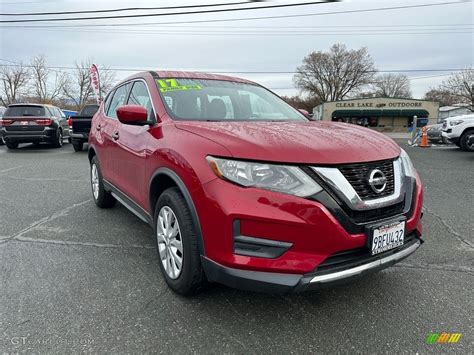 2017 Palatial Ruby Nissan Rogue S Awd 145288144 Car