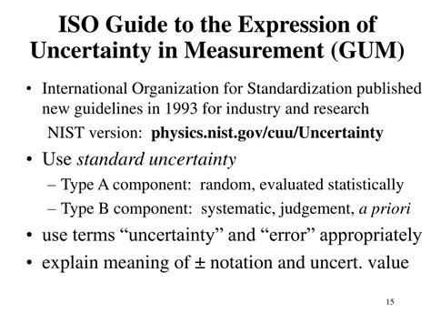PPT An Introduction To Measurement Uncertainty And Error Analysis PowerPoint Presentation ID