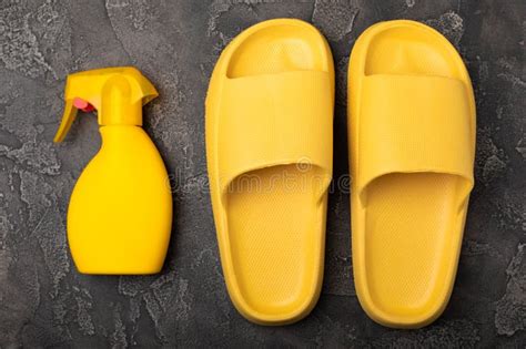 Sunscreen Background Plastic Bottle Of Spf Sunscreen Stock