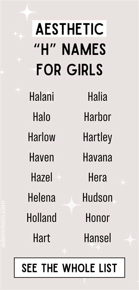 70 Effortlessly Cool Girl Names That Start With H [new 2025]