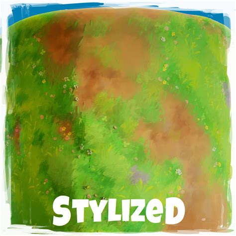Stylized Grass风格化草地 Jose河西西 In 2025 Grass Textures Texture Brushes