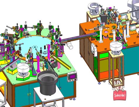 Industrial 3d Model Throttle Valve Assembly Machine Machine World