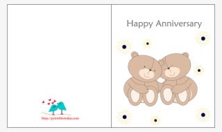 Free Collection Of 40 Cute Printable Anniversary Cards Anniversary