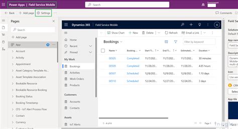 lock tabs at the top of forms within dynamics 365 mobile and tablet app