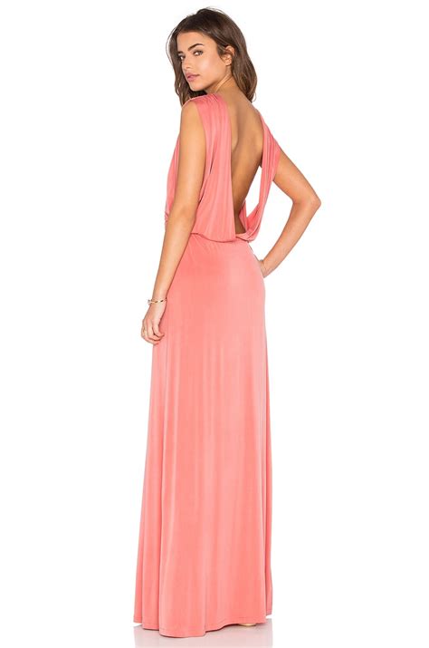 Hoss Intropia Open Back Maxi Dress In Blush Revolve