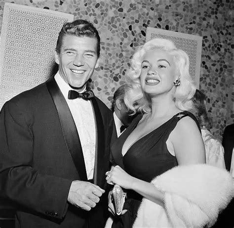 Actress Jayne Mansfield And Mickey Hargitay Attend The Waif Ball I