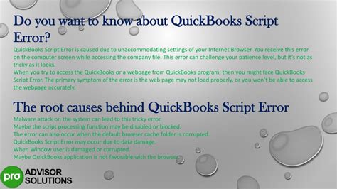 Ppt A Comprehensive Guide On Quickbooks Script Error Powerpoint Presentation Id12002480