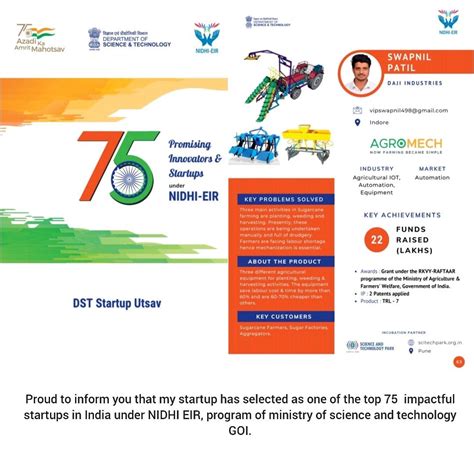 Swapnil Patil On Linkedin Startup Startups India Scienceandtechnology Founders