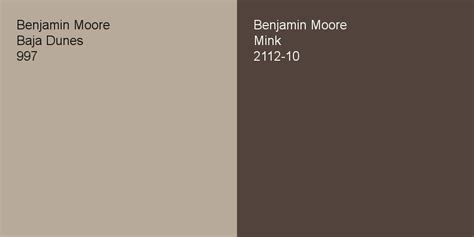 Benjamin Moore Baja Dunes Vs Benjamin Moore Mink Comparison