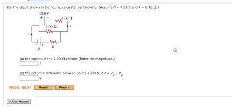 Solved For The Circuit Shown In The Figure Calculate The Chegg