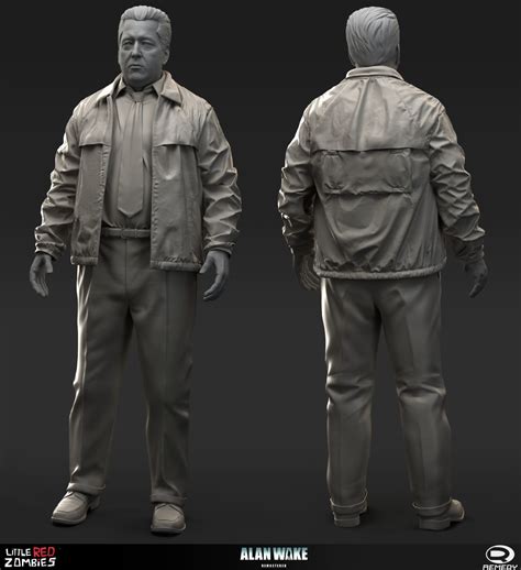 Alan Wake Remastered Npcs Alan Wake 2 Art Station Alan Wake