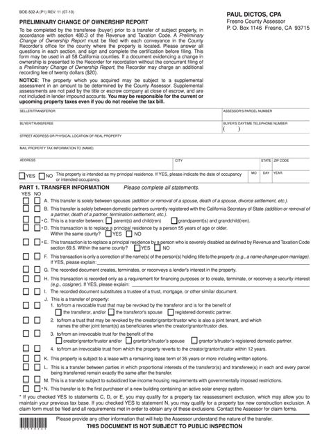Fresno County Recorder Forms Fill Out And Sign Online Dochub
