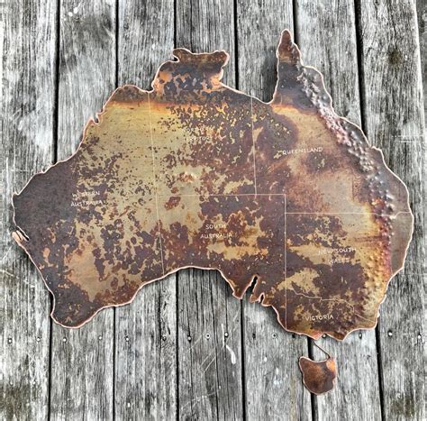 Copper Australian Map Copperworkx