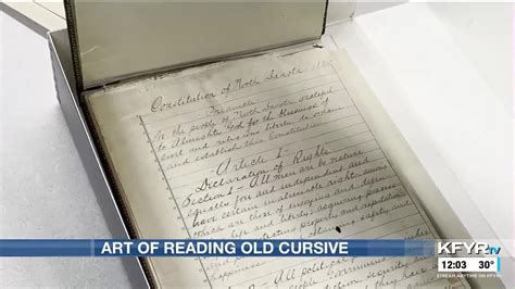 Reading Old Cursive Becoming A Rare Skill Youtube