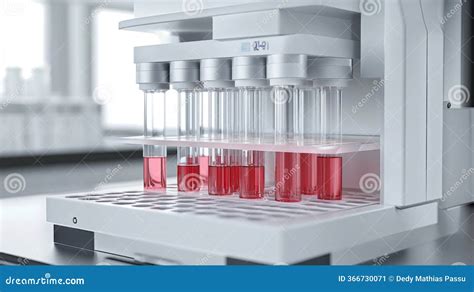 Automated Liquid Handling Robot Processes Samples In Medical Lab