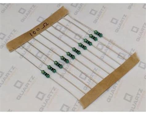 100 Ohm 1 4 Watt Resistor With 5 Tolerance Pack Of 10 At Rs 5 In