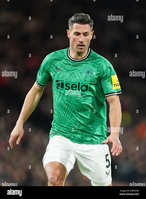 Newcastle Uniteds Fabian Schar During The Emirates Fa Cup Fourth Round