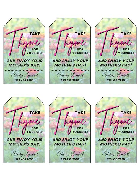 Mothers Day Pop Bys Real Estate Spring Tags 2021 Etsy