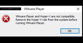 GT S Blog Solve Hyper V Not Compatible On VMware Player