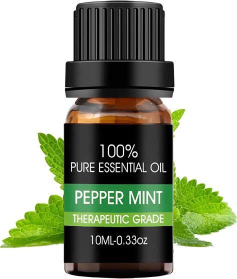 Peppermint Essential Oils Organic 10ml 100 Pure And