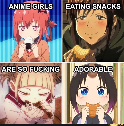 Anime Girls Eating Snacks Ifunny