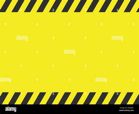 Blank Vector Illustration Warning Background Space For Attention Text Caution Construction